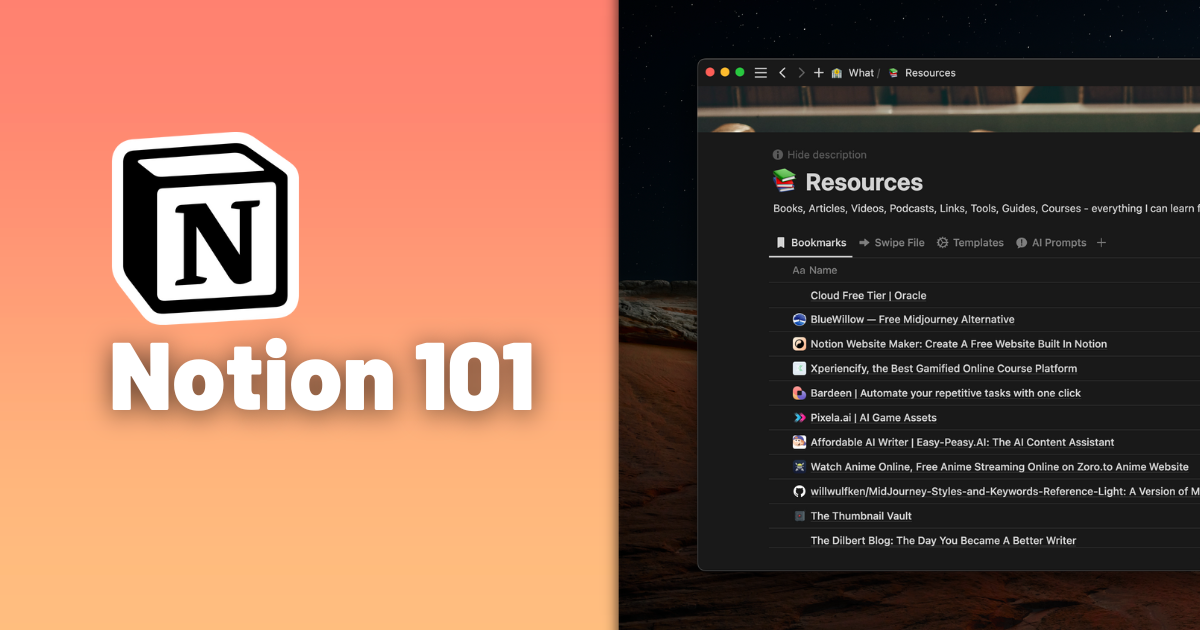 Notion 101: Start Dominating Your Tasks Today