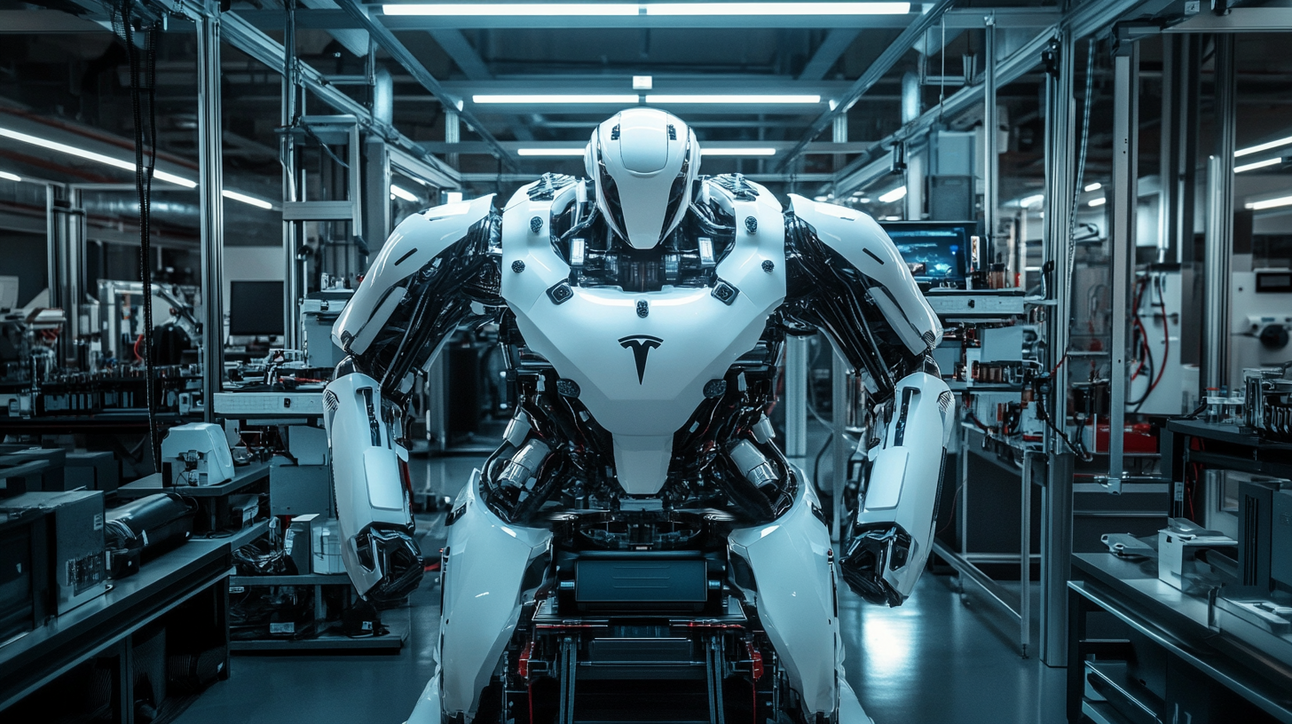 Tesla's Optimus robot showcases human-like interaction capabilities 🤖