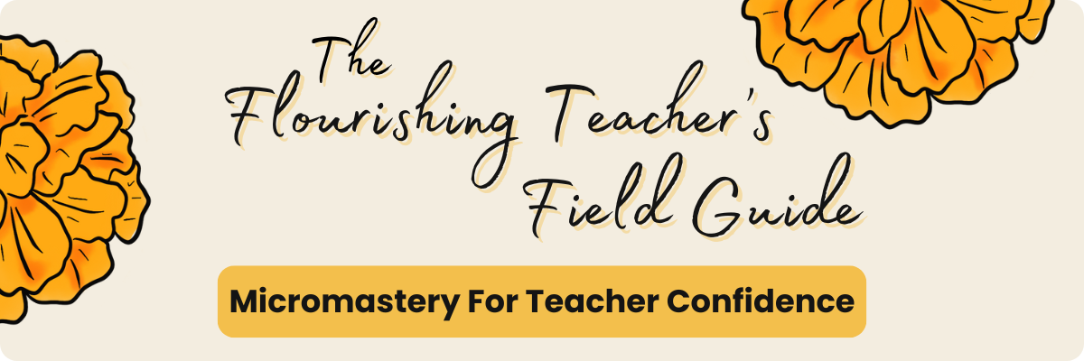 The Power Of Small Wins: Using Micromastery To Boost Teacher Confidence