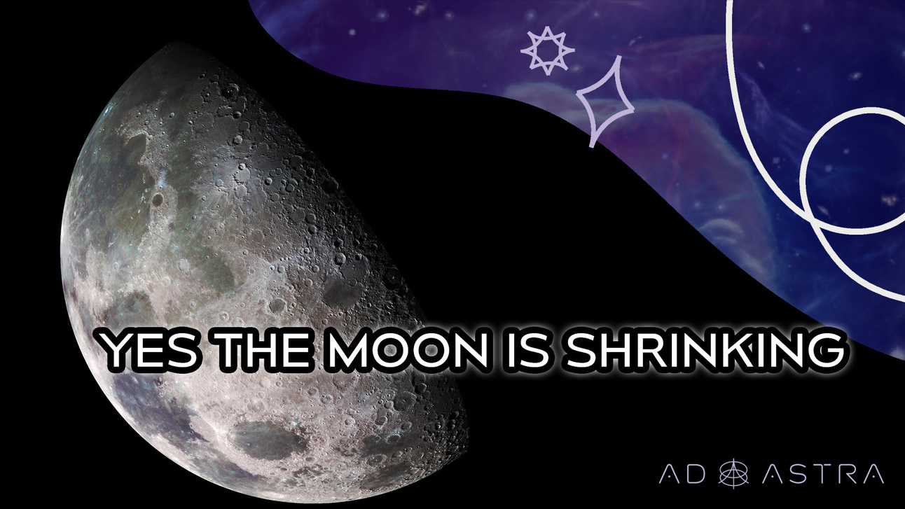 Yes, the moon is shrinking
