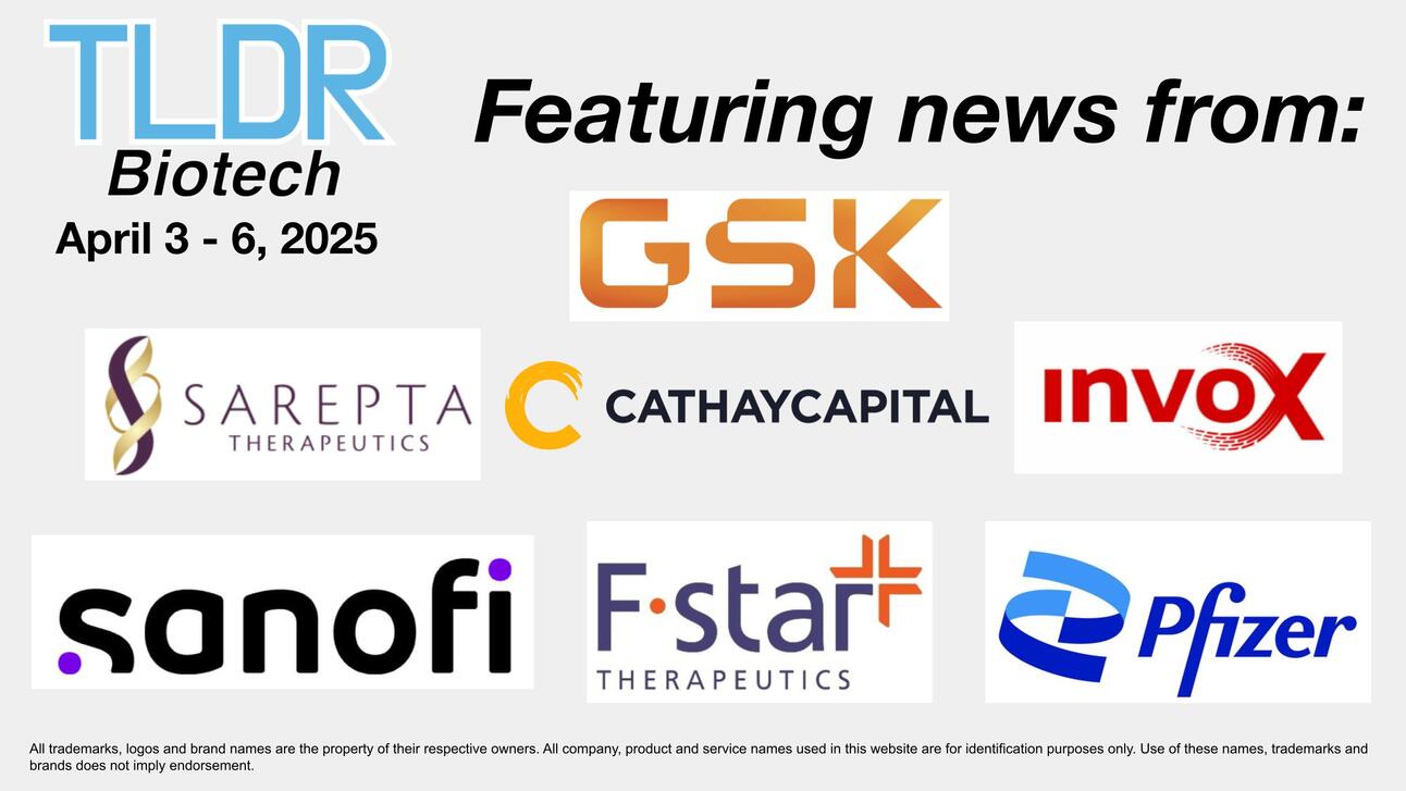 Biotech & Pharma Updates | April 3 - 6, 2025