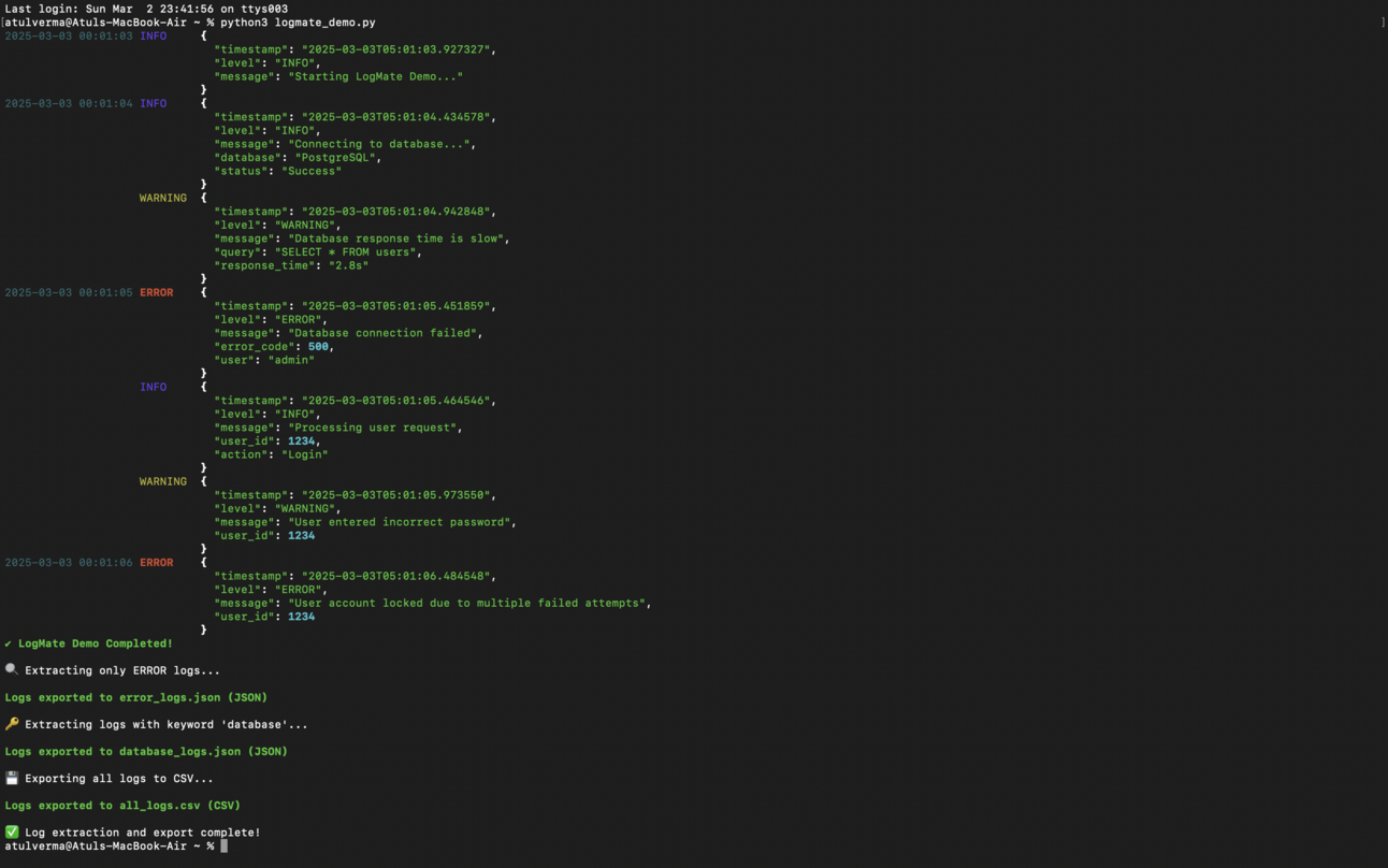 🚀 How I Built & Published My First Python Package: LogMate