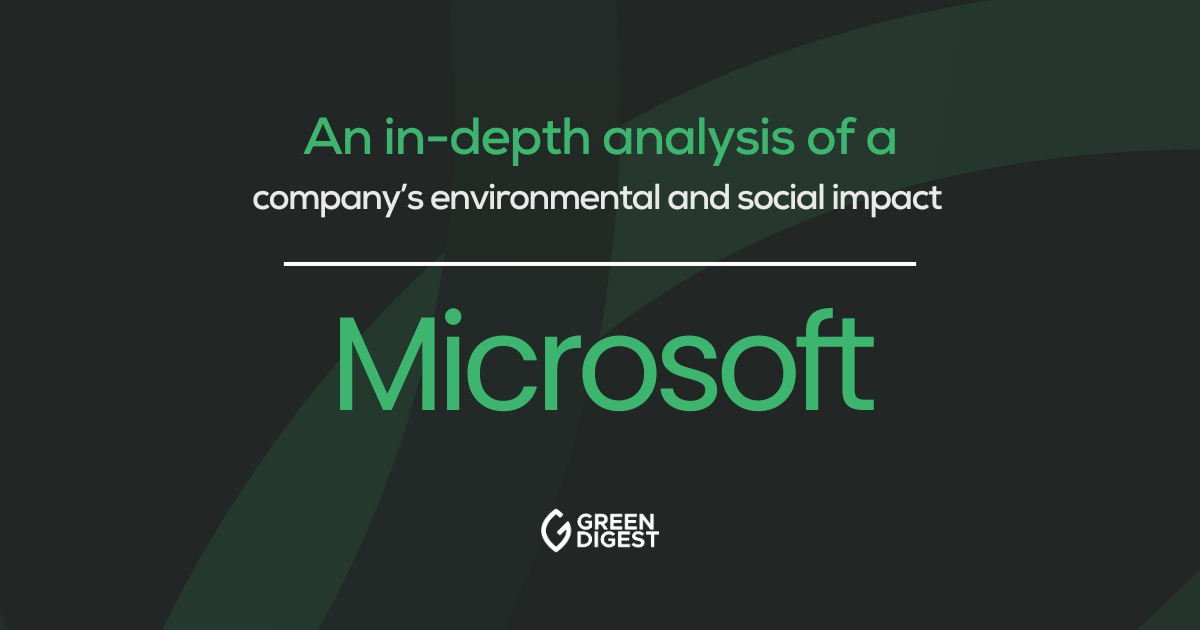 Evaluating a company's impact (the case of Microsoft)