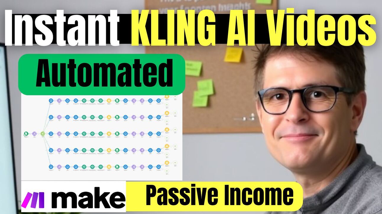 100% Automated Passive Income with Kling AI Video and Make.com