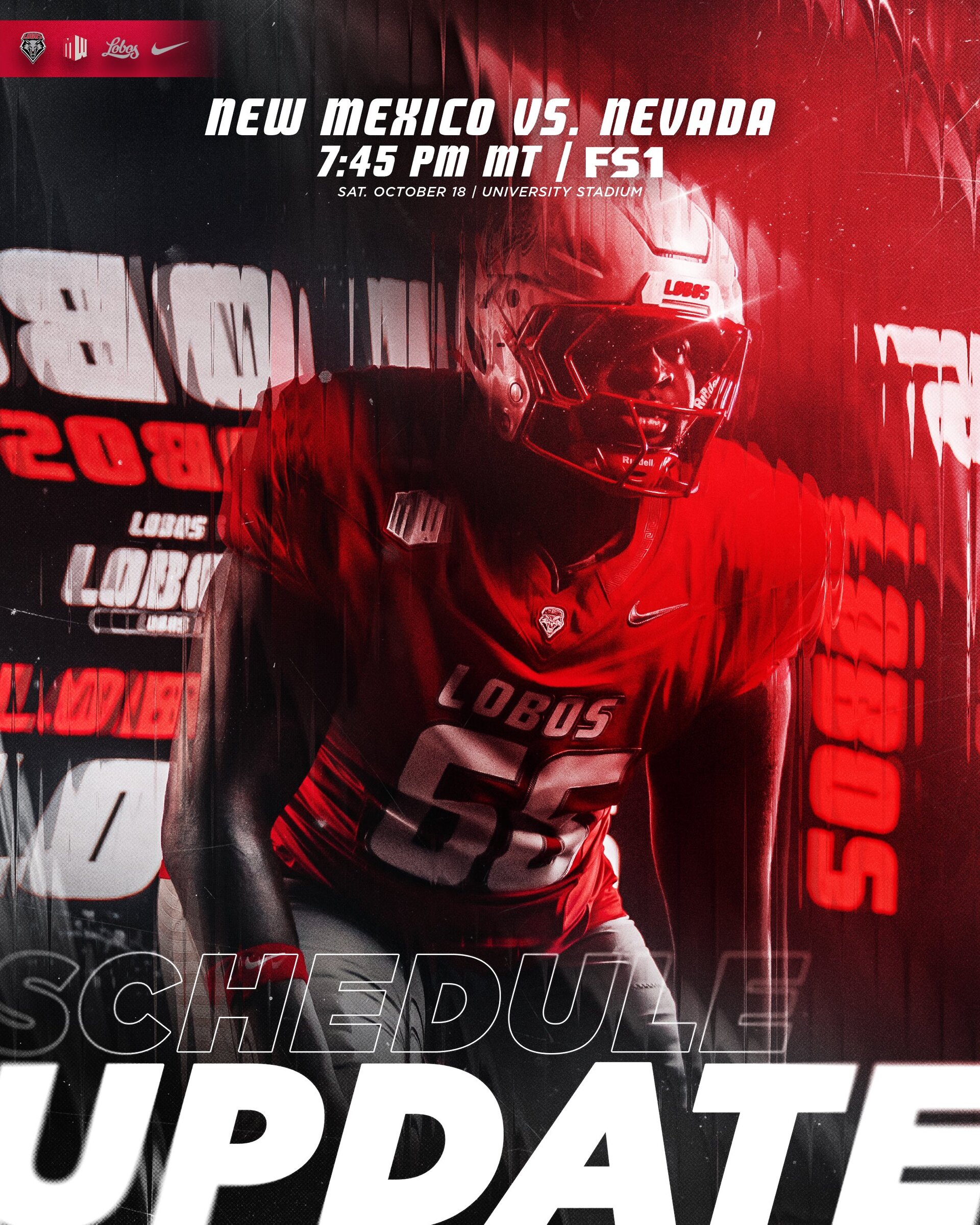 The New Mexico Lobos football team has announced the official schedule ...