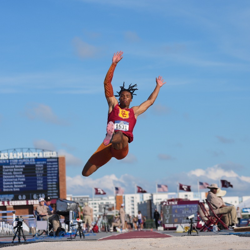 USC Trojans track and field JC Stevenson earned a trip to the NCAA ...