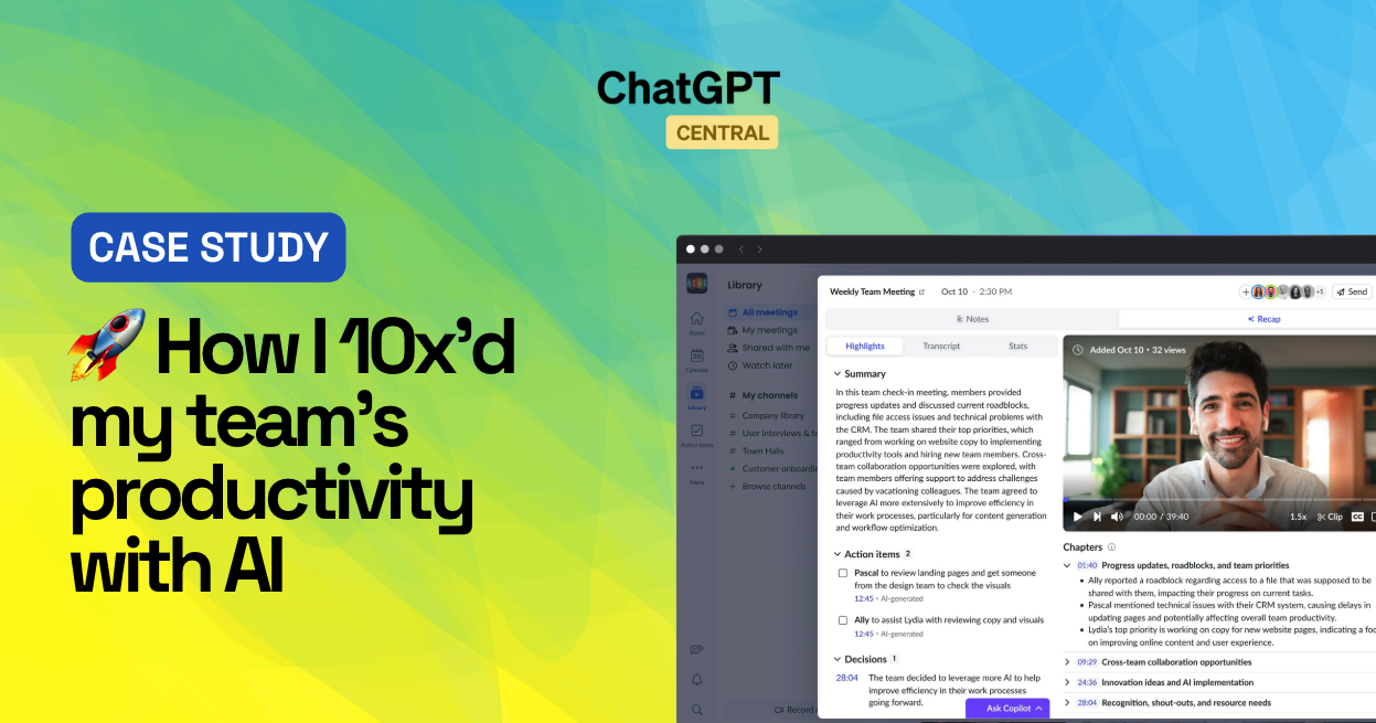 🚀 How I 10x'd my team's productivity with AI