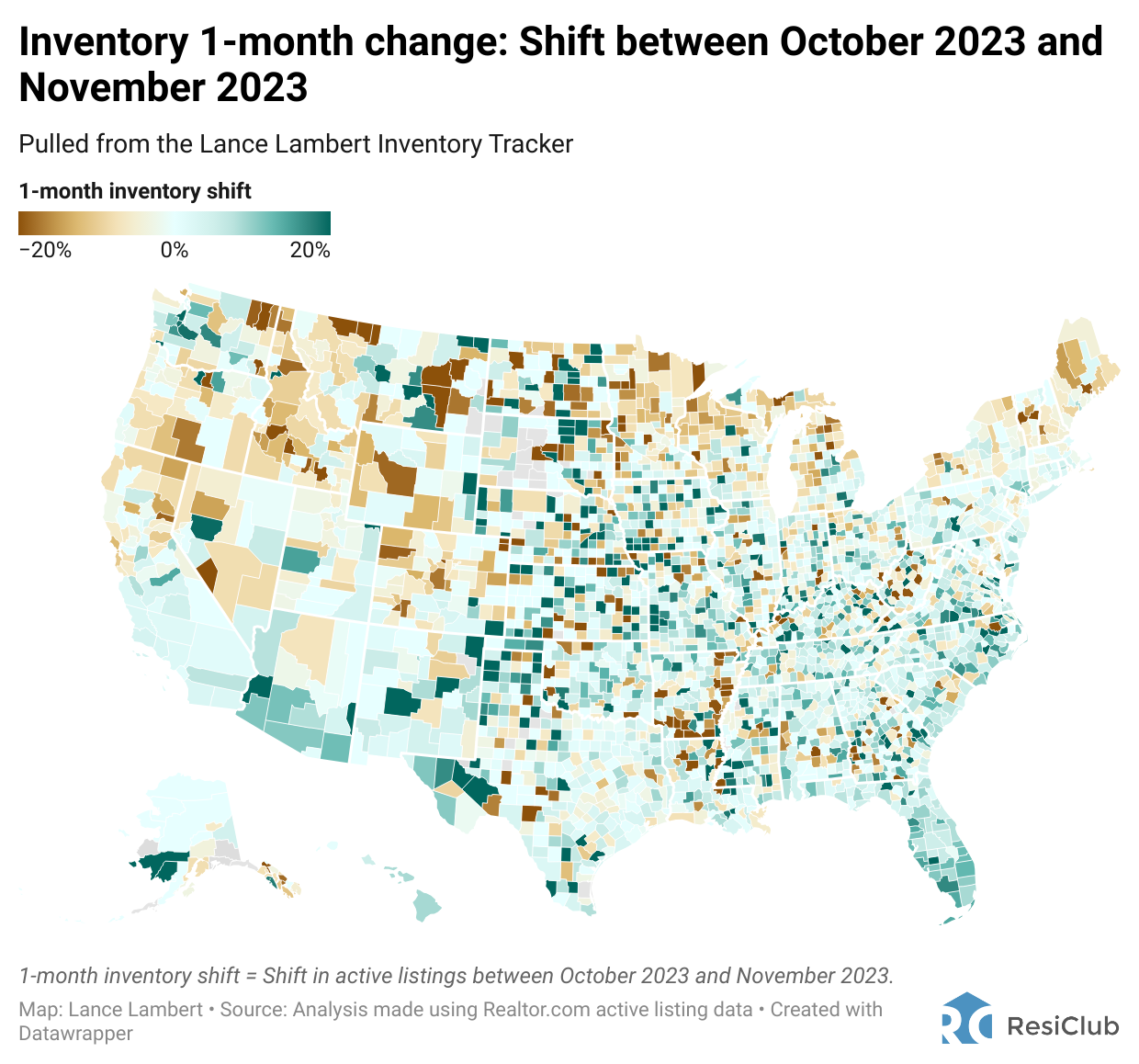 What's happening to housing inventory, as told by 3 interactive maps