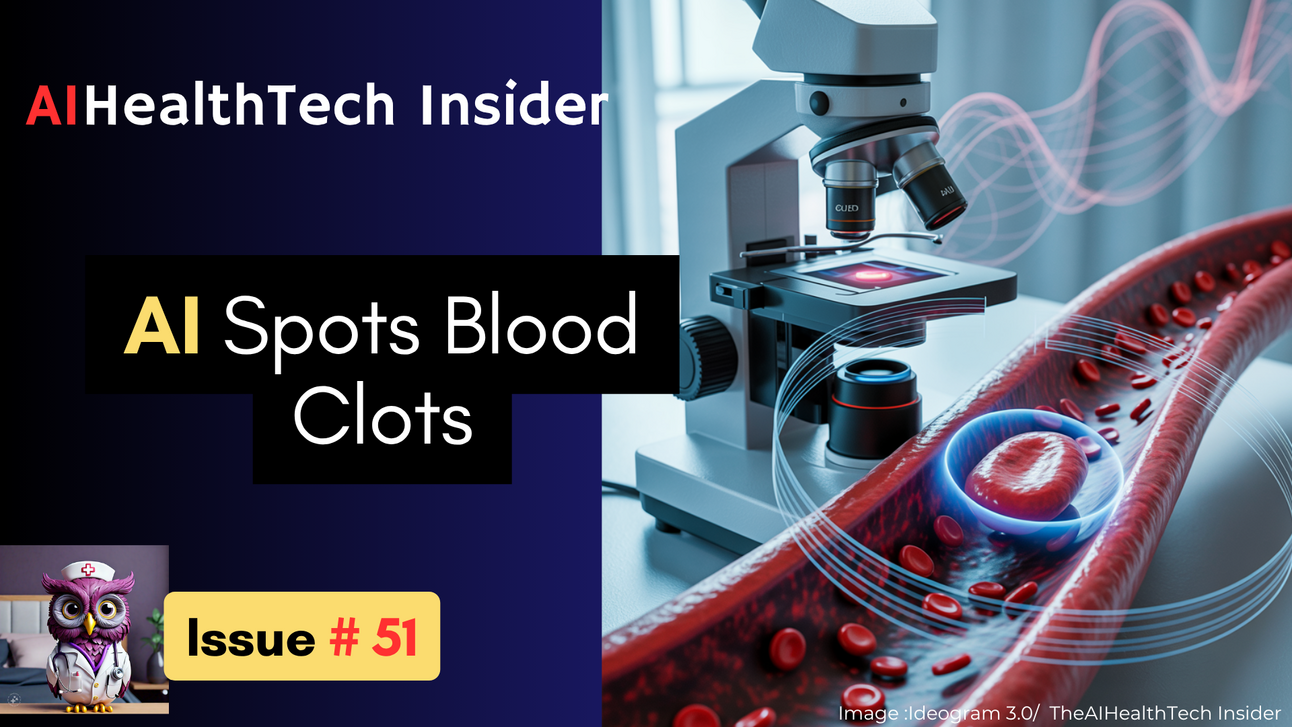 AI Breakthrough: Predicting Blood Clots Before They Form | AIHealthTech
