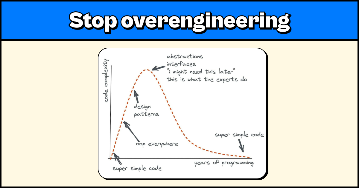 Stop Overengineering Your Side Projects