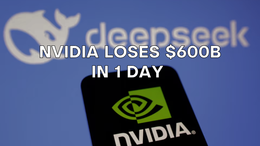 😱 NVIDIA loses $600B in 1 day