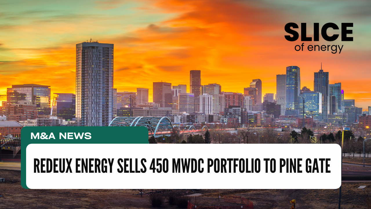 Redeux Energy Sells 450 MWdc Portfolio to Pine Gate