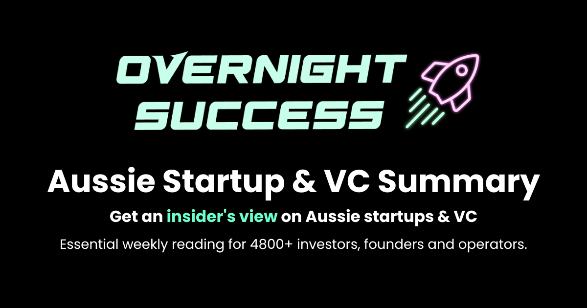 💌 Aussie Startup & VC Summary | 12th January, 2026