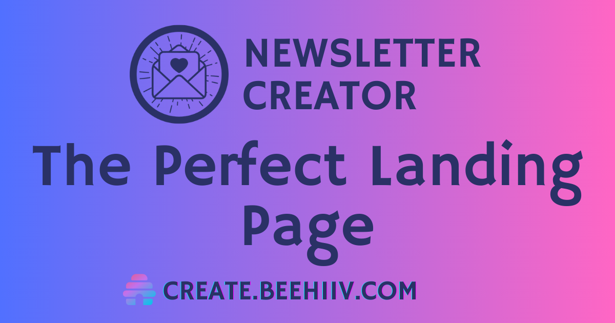 ⭐️ The Perfect Landing Page