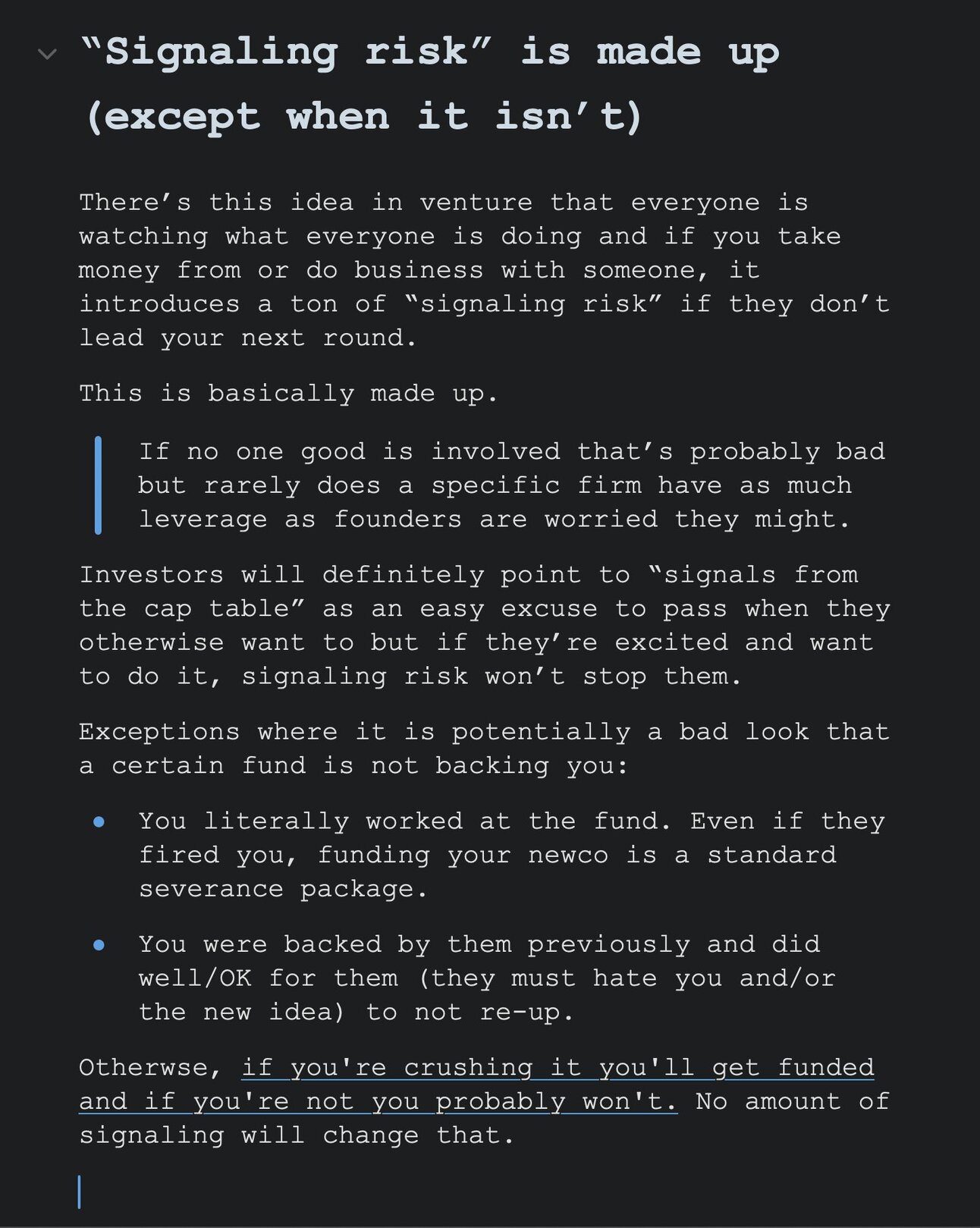 📶 thoughts on "negative" signals