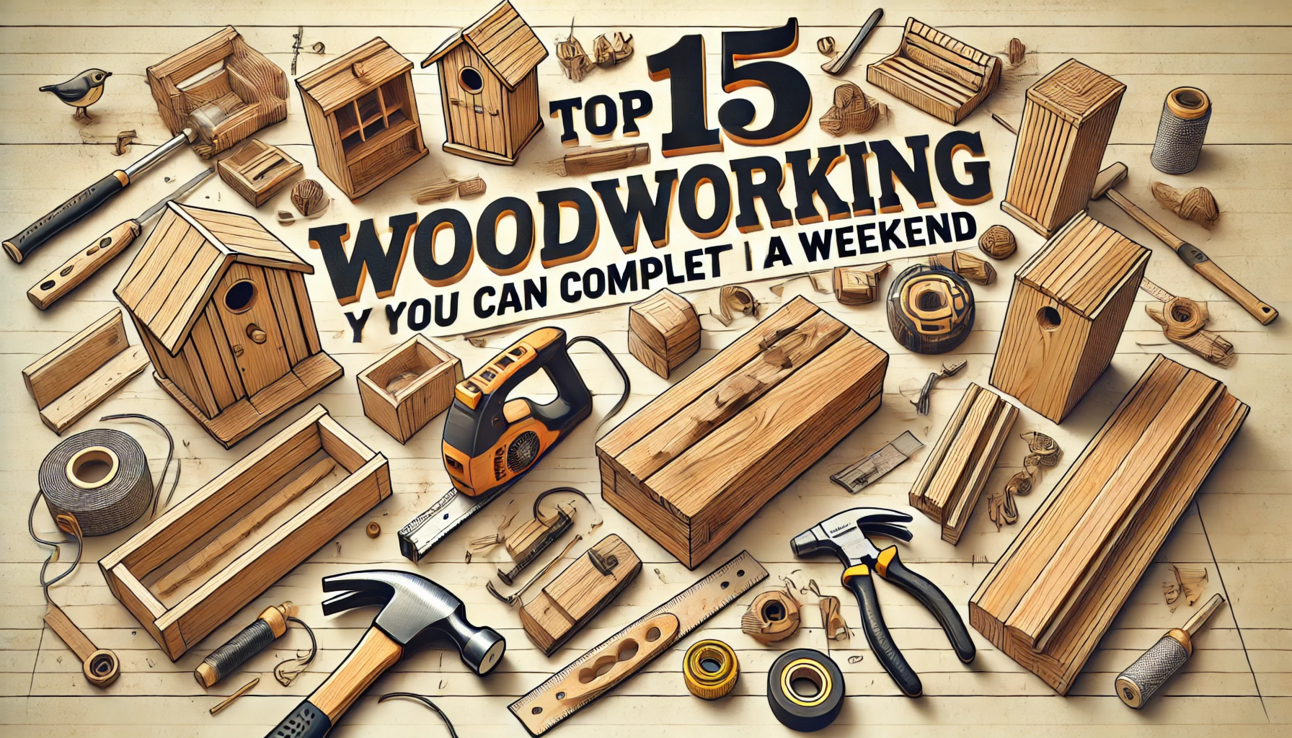 Top 15 Woodworking Projects You Can Complete in a Weekend