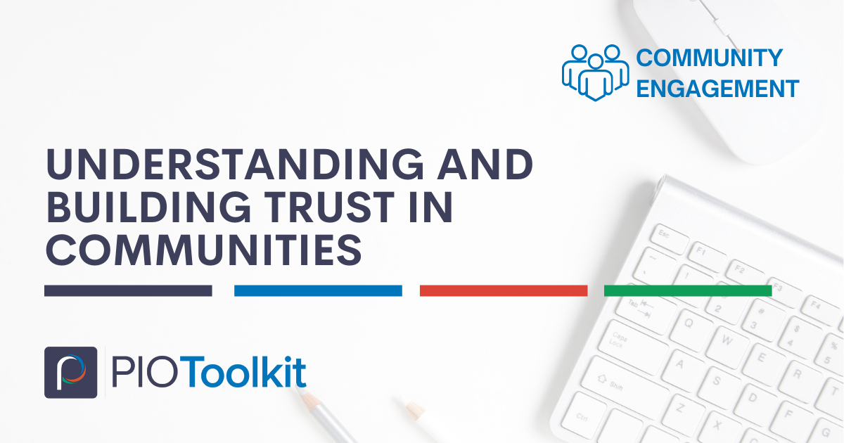 Understanding and building trust in communities