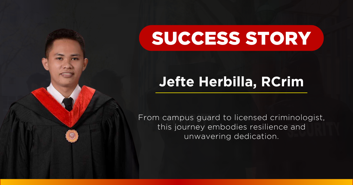 Jefte Herbilla's Guarded Dream: From Campus Security to Registered ...