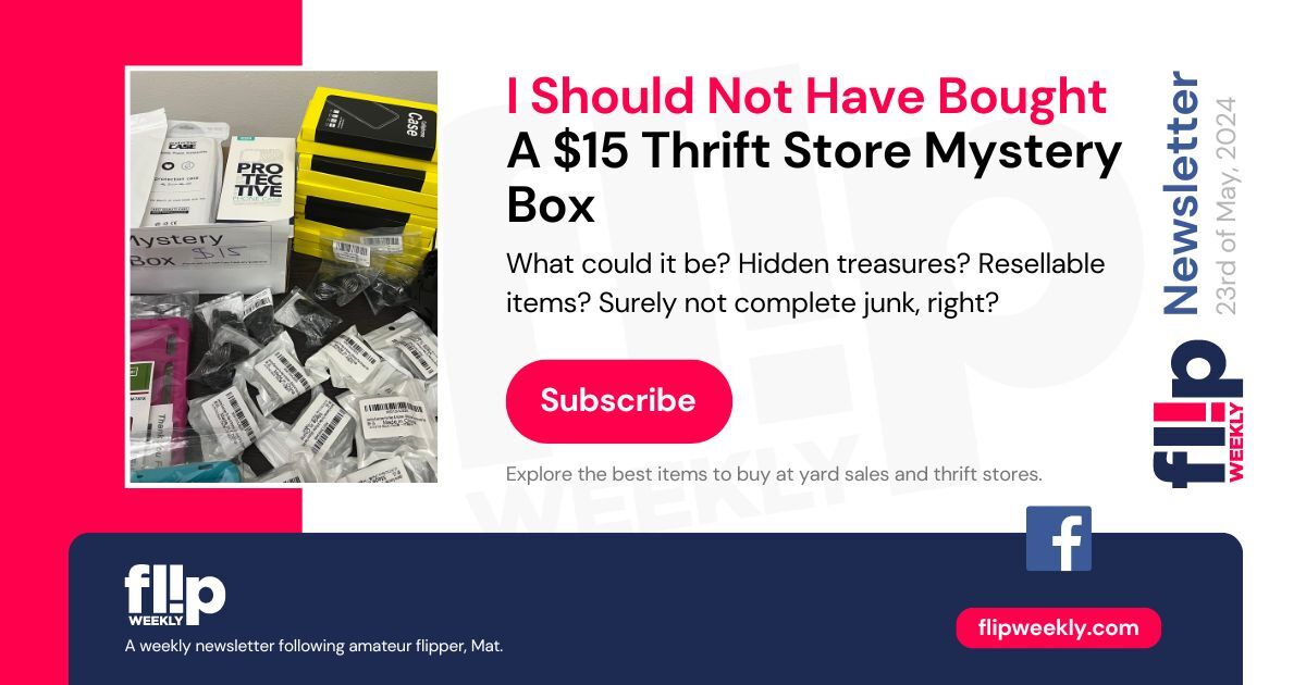 I Should Not Have Bought A $15 Thrift Store Mystery Box