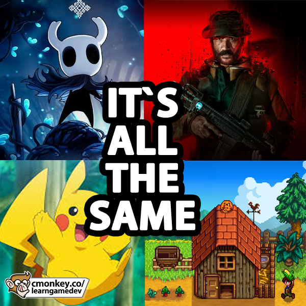 Every Game is 90% the SAME!