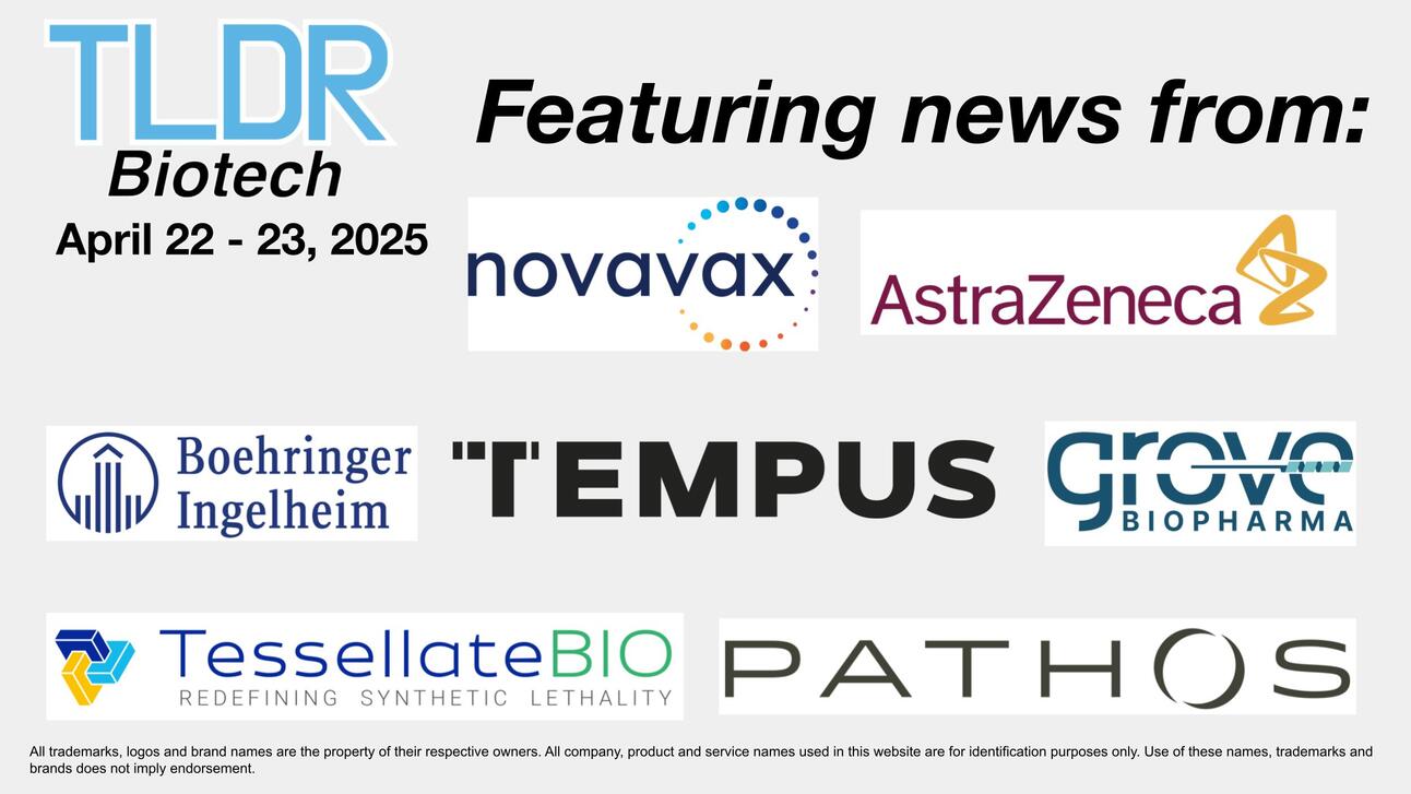 Biotech & Pharma Updates | April 22 - 23, 2025