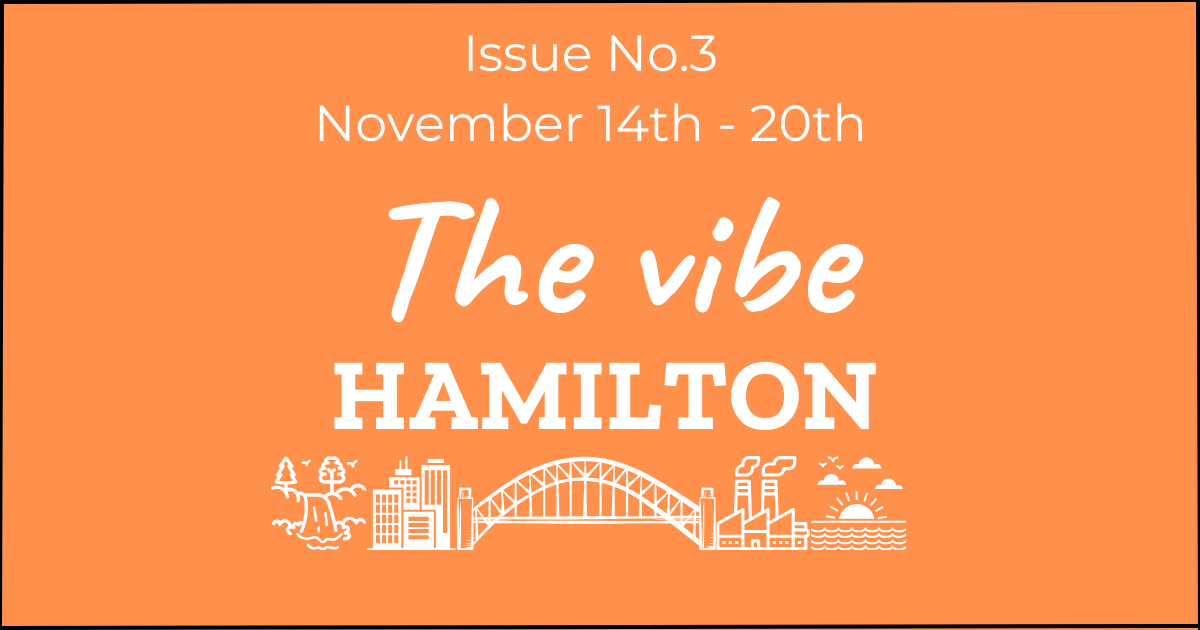 Whats The Vibe in Hamilton for Nov 14th - 20th?