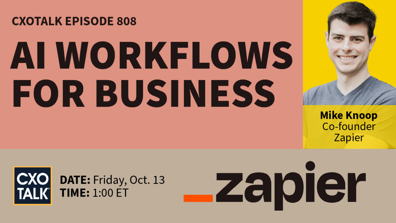 AI Workflows in Business: A Conversation with Zapier's Co-Founder