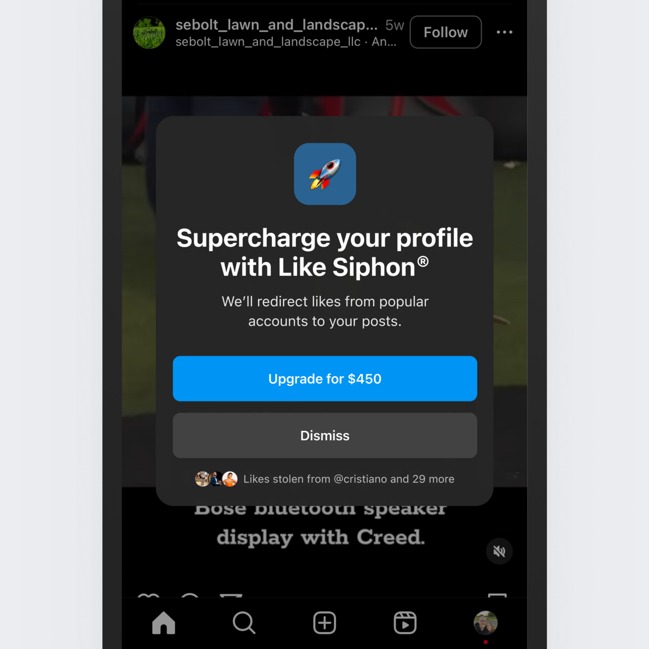 Instagram Like Siphon