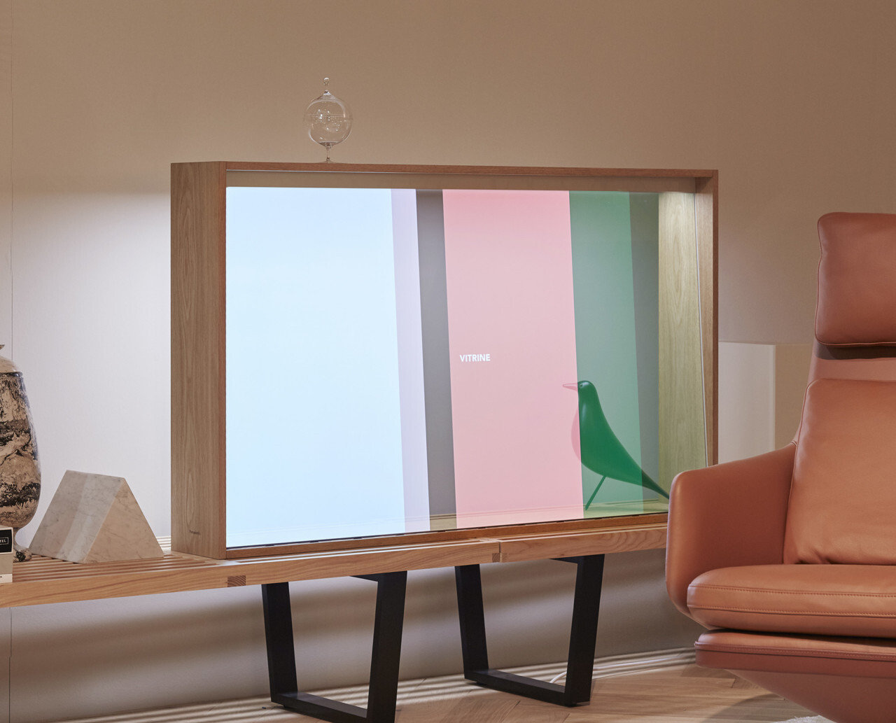 Panasonic and Vitra’s See-Through Television