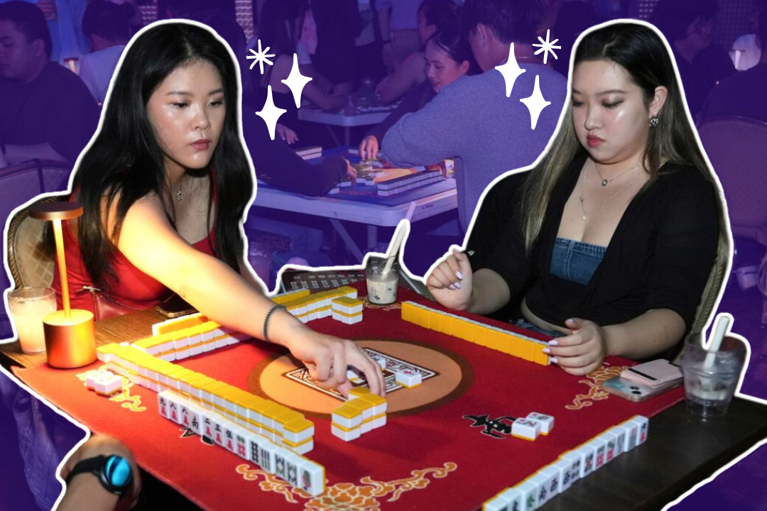 🀄🙋‍♀️ Hot girls play ... mahjong?