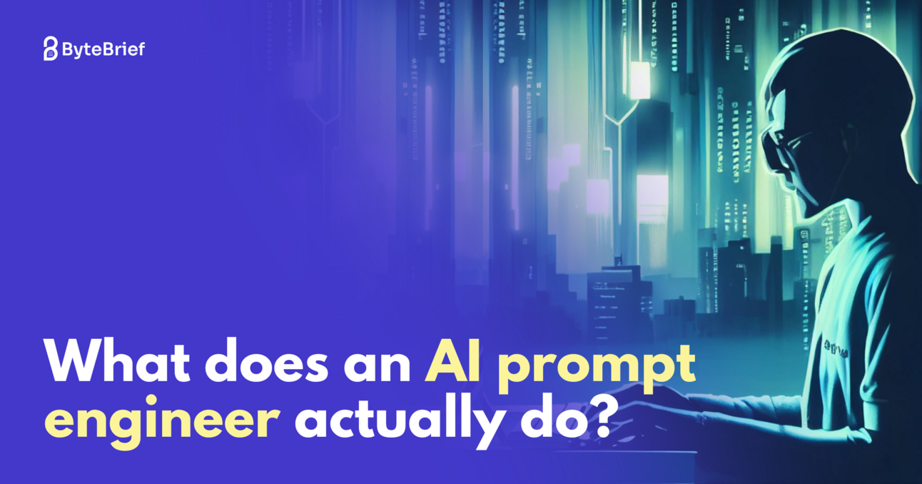 What does an AI prompt engineer actually do🤔