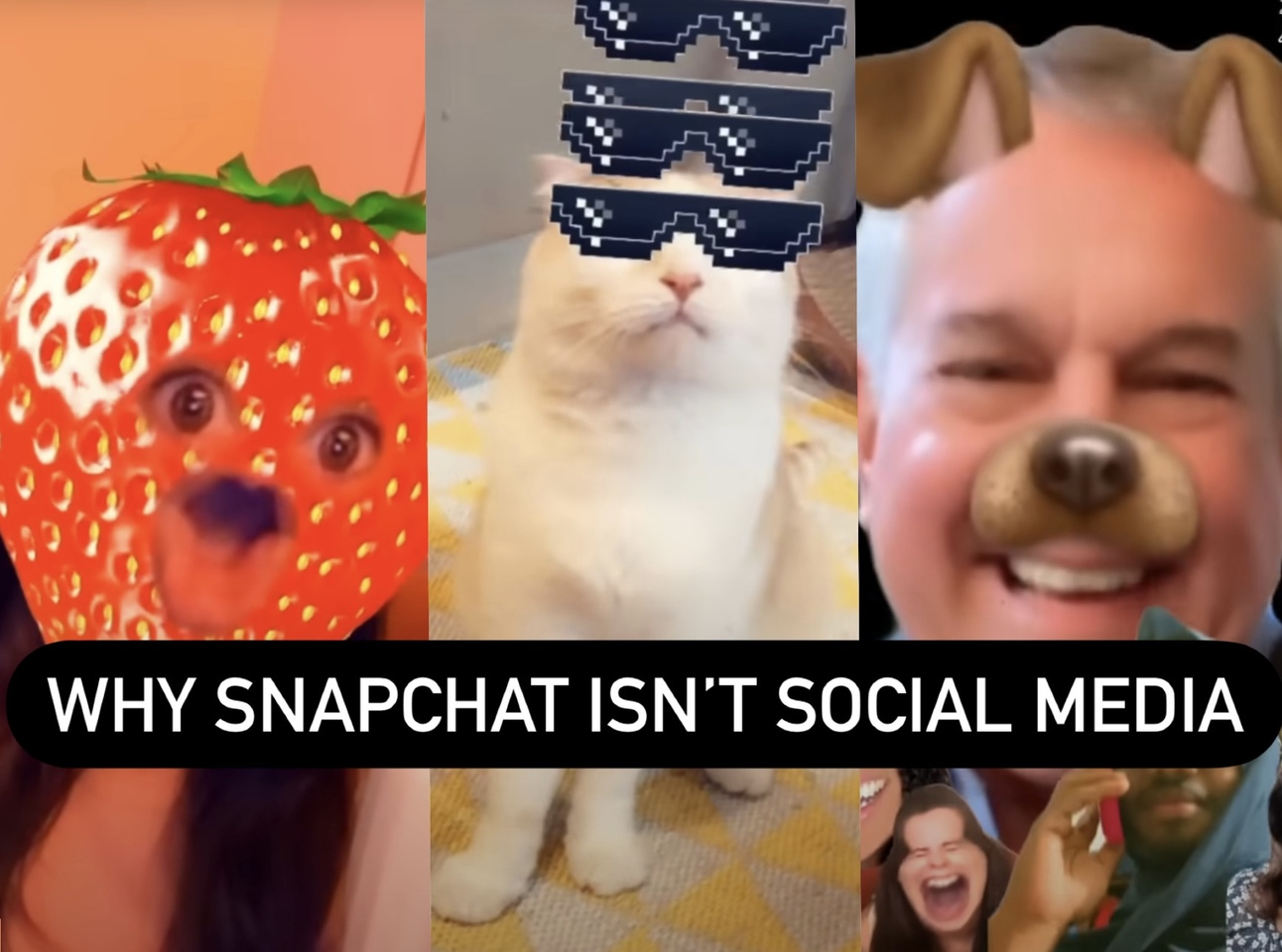 Why Snapchat isn't social media