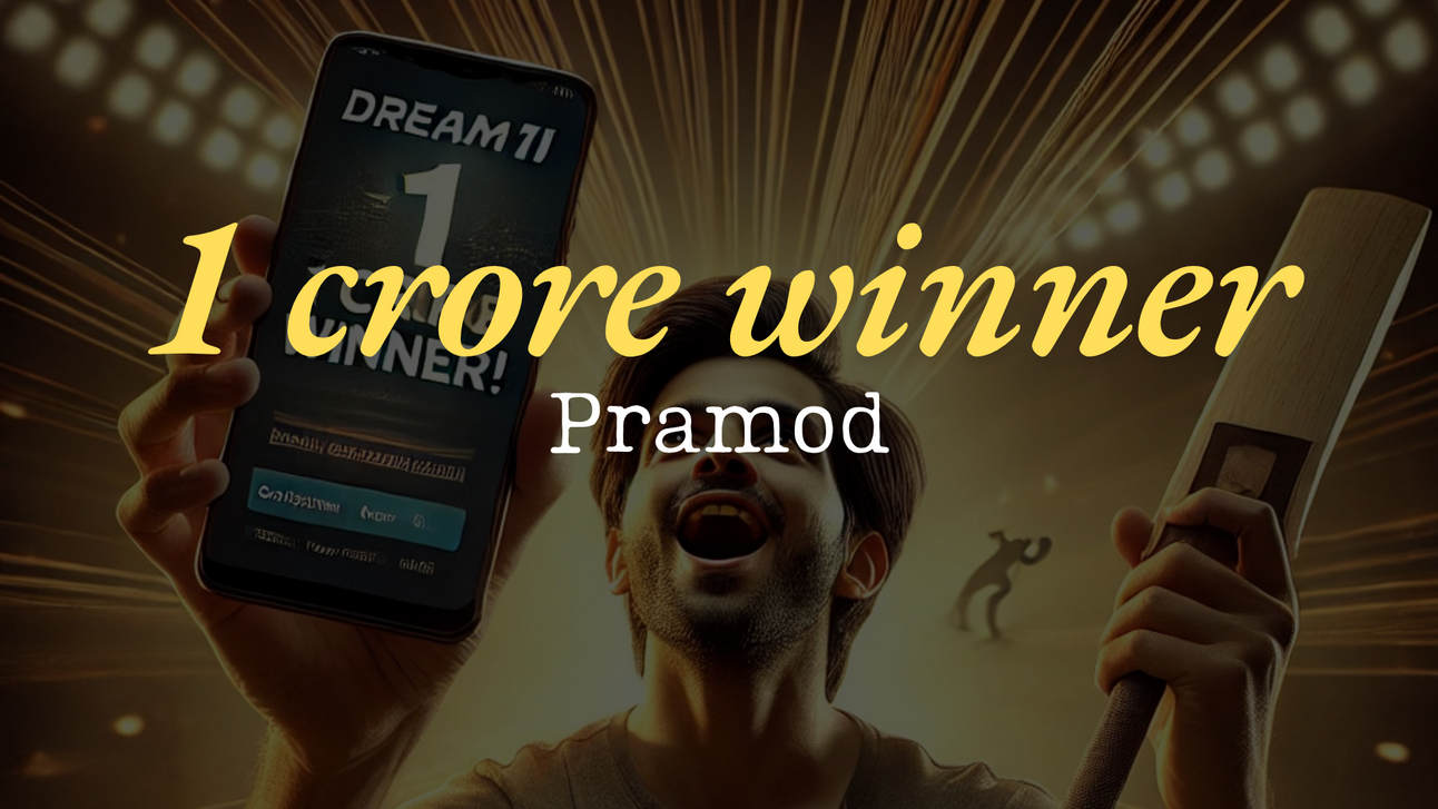⚡ How One Fan’s Dream Became Reality with a 1 Crore Fantasy Cricket Win!