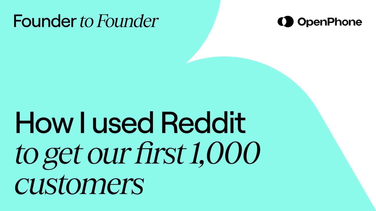 How I used Reddit to get our first 1,000 customers