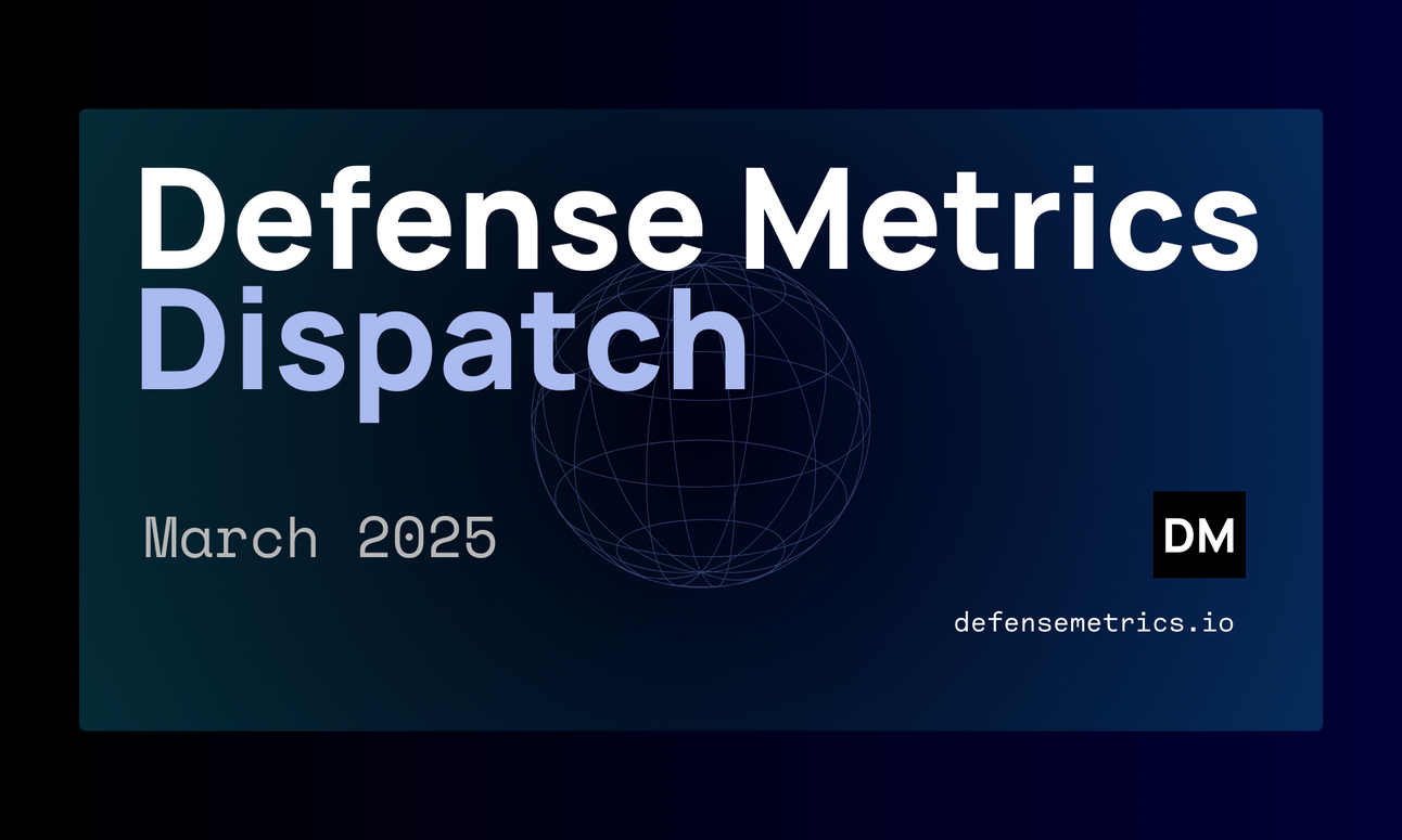 Defense Metrics Dispatch: March 2025
