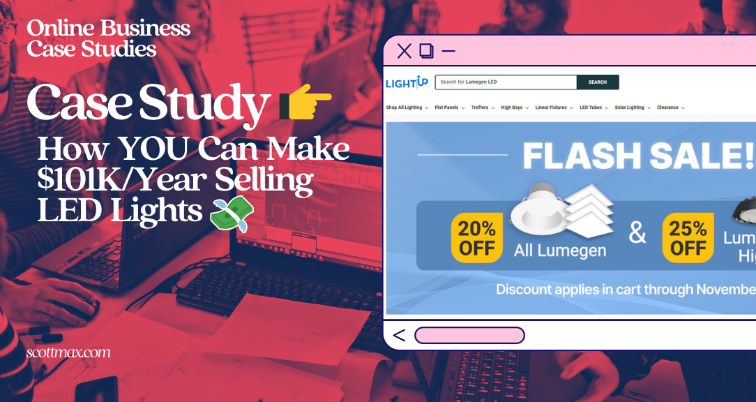 Case Study: How YOU Can Make $101K/Year Selling LED Lights