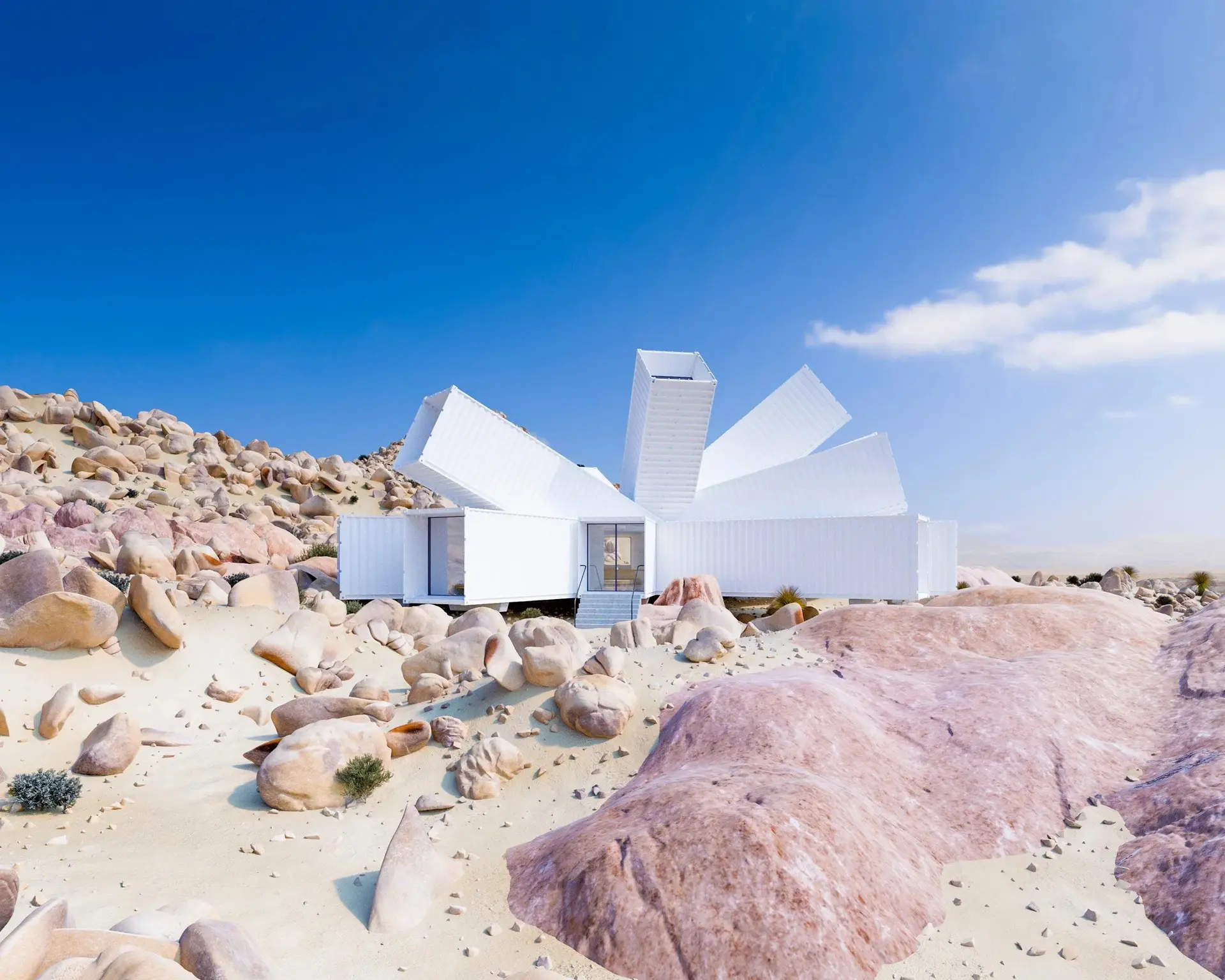 Shipping Container Home in Joshua Tree is Wild and Minimalist at the ...