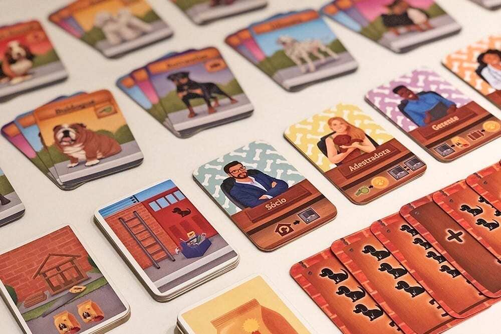 Dogs Card Game, um jogo bom para cach... crianças e adultos