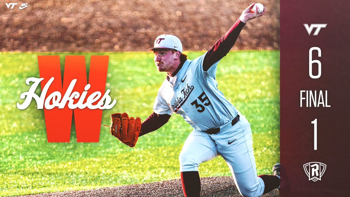 The Virginia Tech Hokies baseball team beat Radford 6-1.