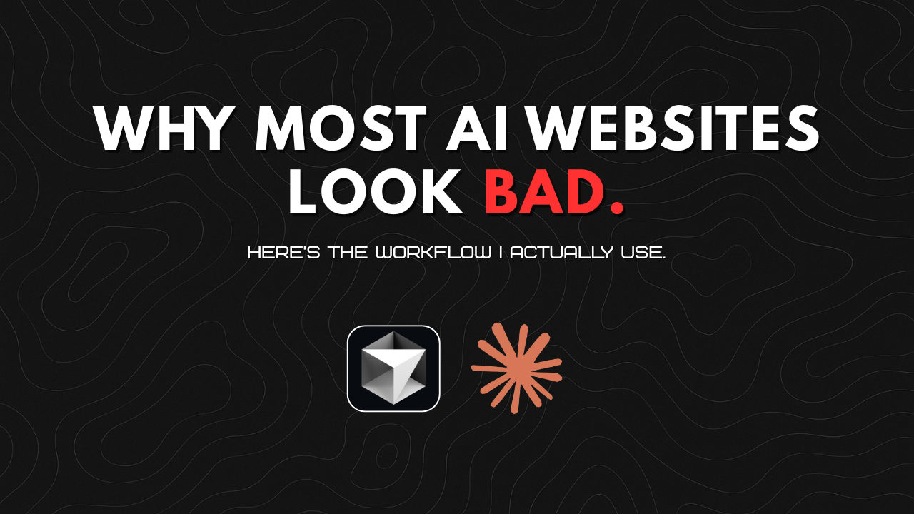 My workflow for building beautiful AI websites