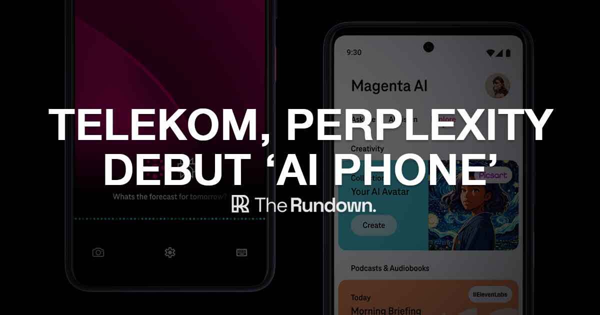 Telekom, Perplexity debut 'AI Phone'