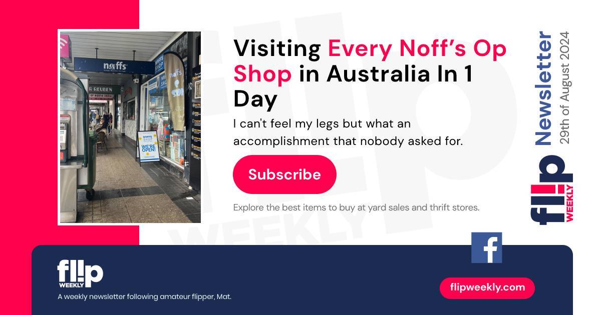 Visiting Every Noff’s Op Shop in Australia In 1 Day