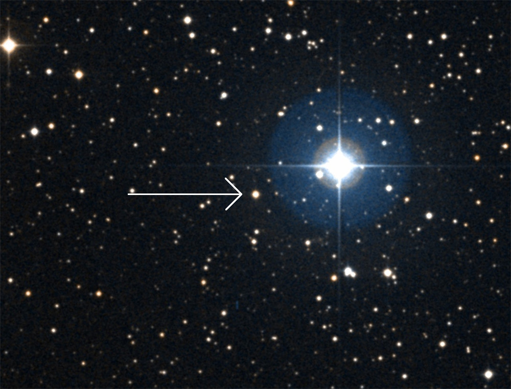 A red giant appears to orbit a black hole, but how did it get there?