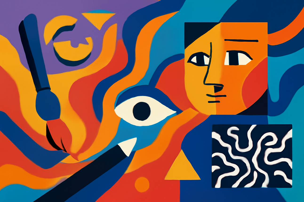 Random art prompt generator template | Inspire unique artwork