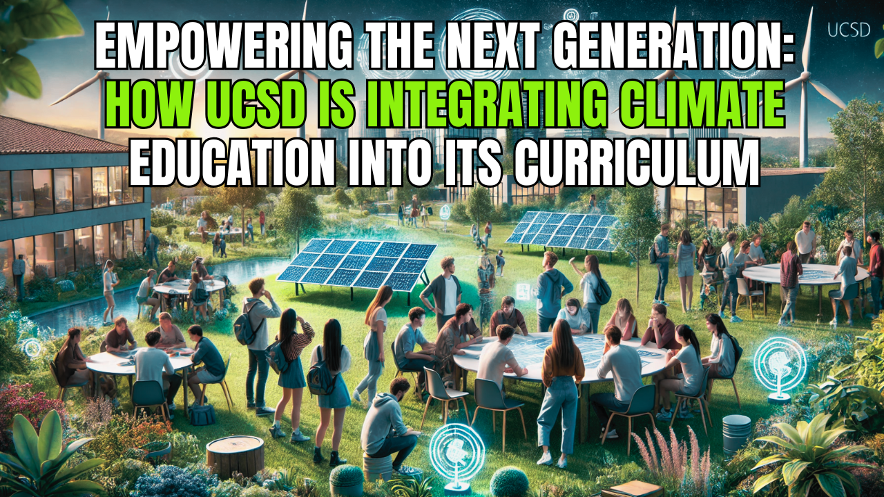 🌱 Empowering the Next Generation: How UCSD Is Integrating Climate ...
