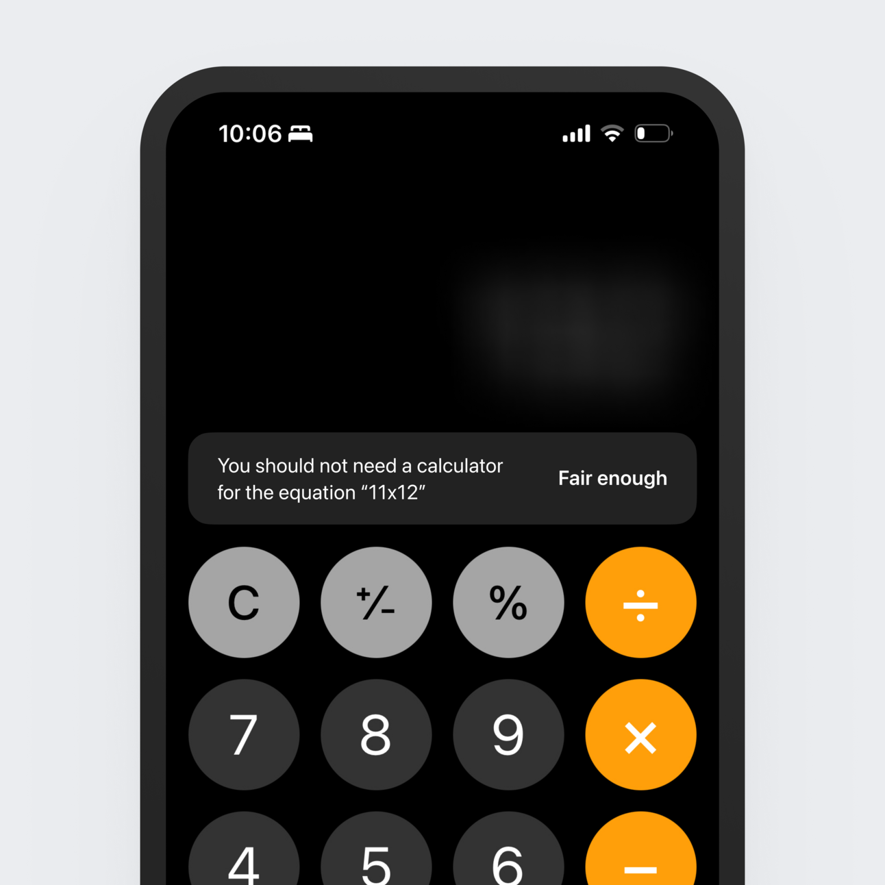 Apple calculator block easy equations