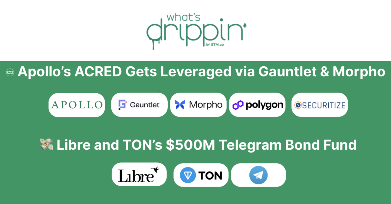 🤝 Apollo Goes DeFi and Telegram's Bond Fund