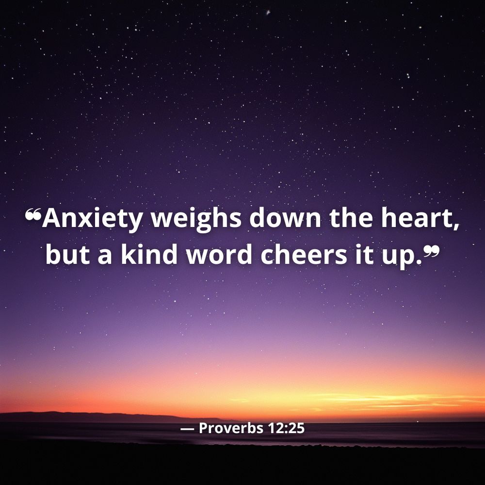 🙏 Verse of the Day: Proverbs 12:25