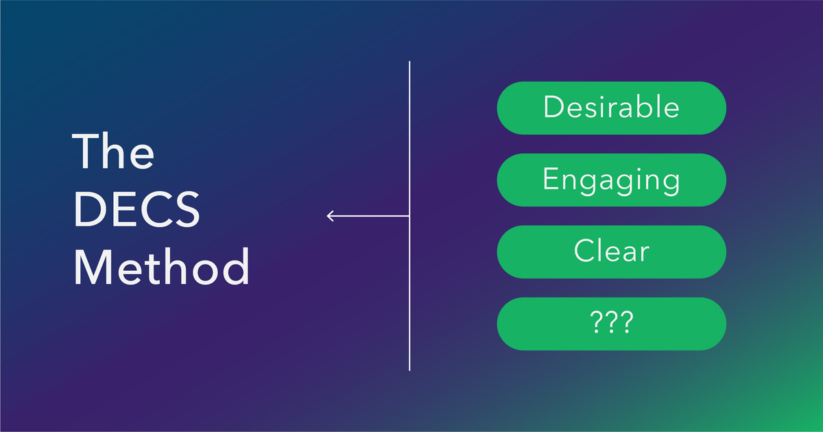 Use the DECS Method to Keep People Reading