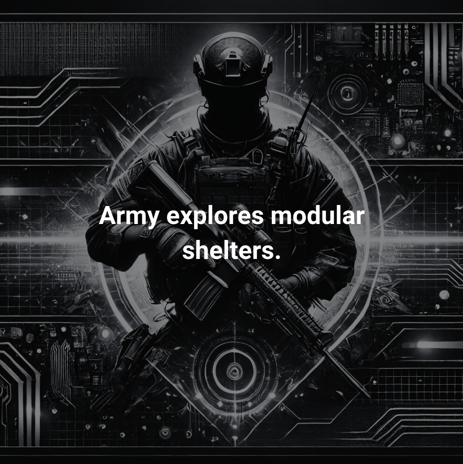 Daily Brief - Army explores modular shelters